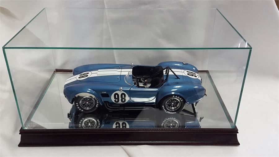 The 1:12 Scale Glass and Wood Display Case for Scale Model Cars by Mint ...