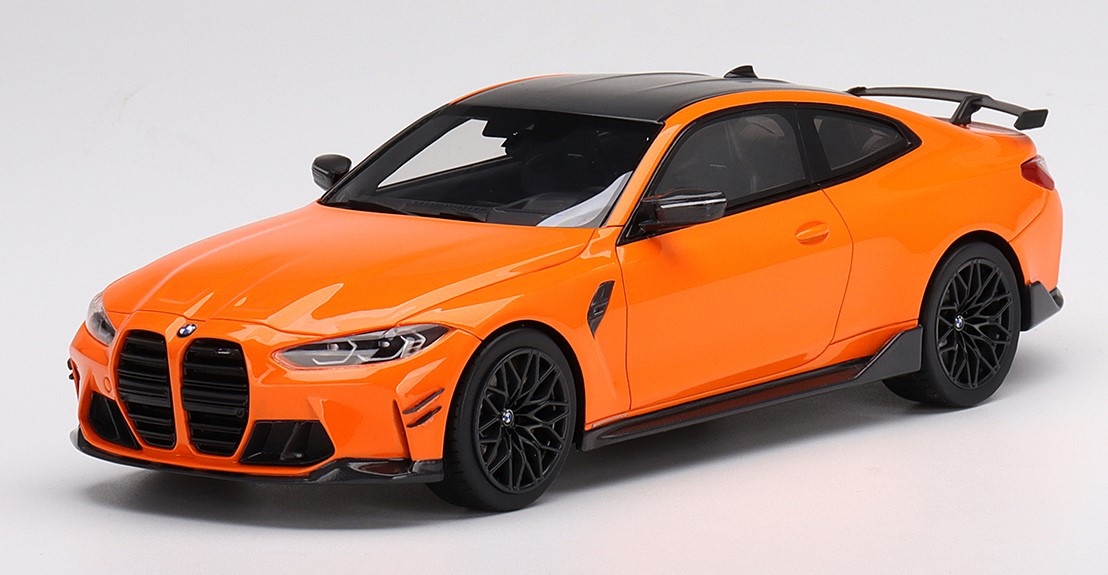 BMW M4 M-Performance (G82) Fire Orange in 1:18 scale by Topspeed