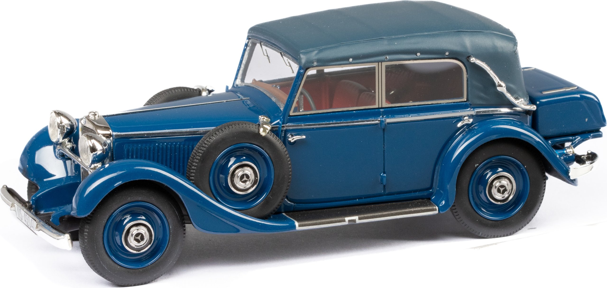 1933-36 Mercedes-Benz 290 W18 cabriolet D short wheel base top up blue ...