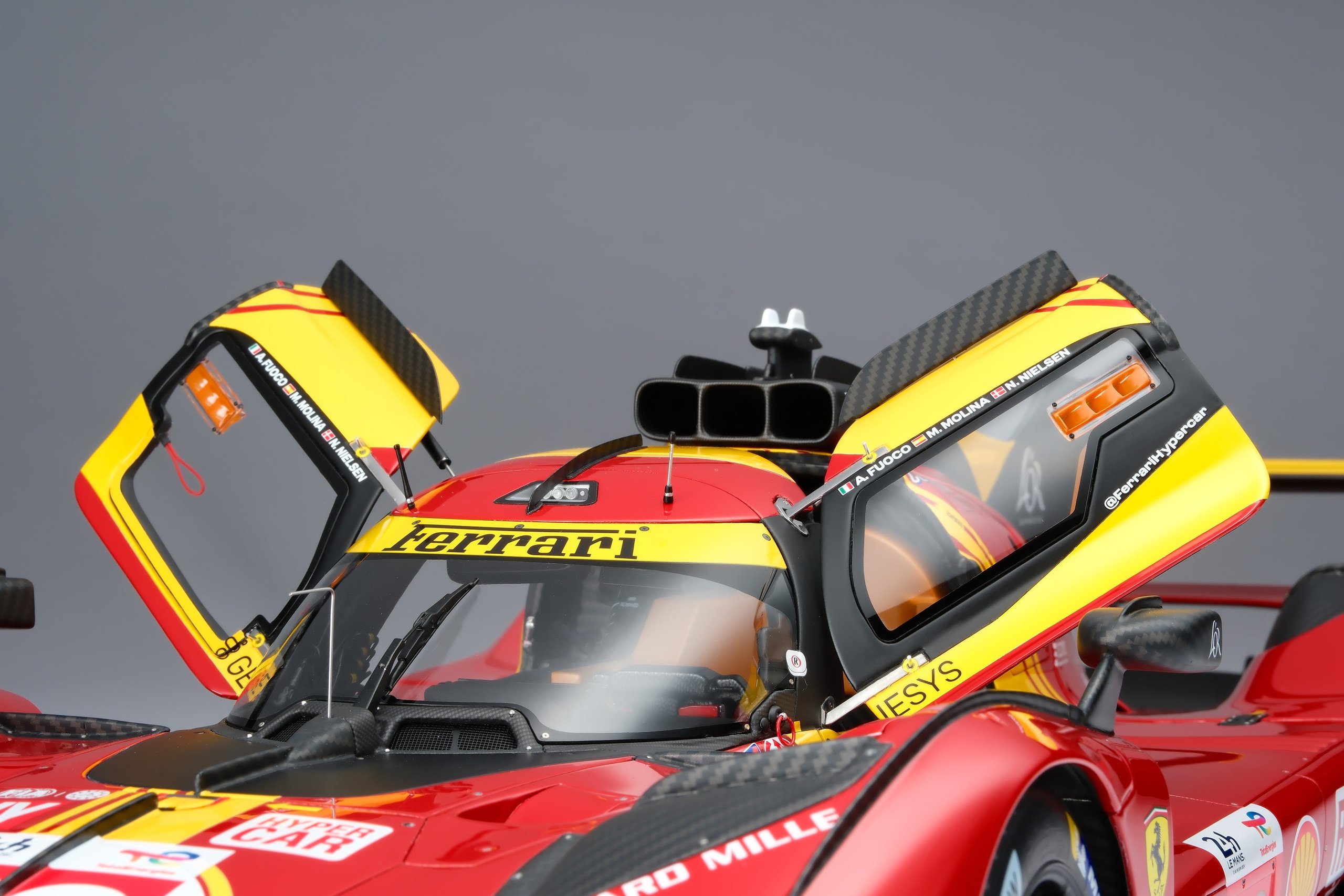 2024 Le Mans Winning Ferrari 499P #50 in 1:8 scale by Amalgam
