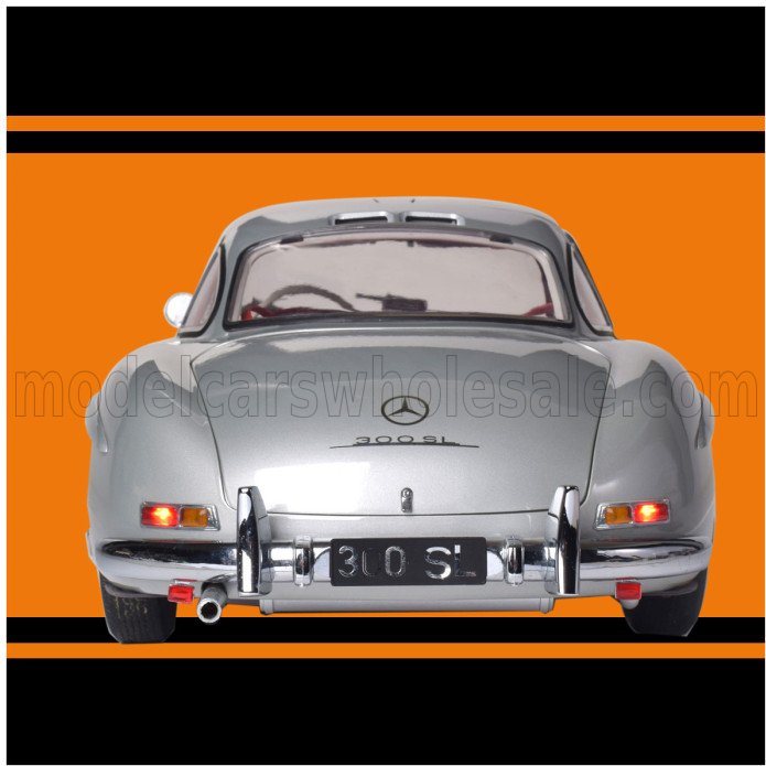 1954 Mercedes Benz SL-Class 300SL Coupe (W198) Silver Diecast Model Kit ...