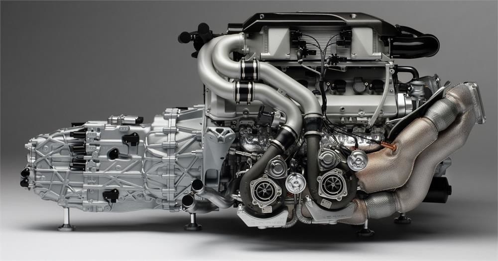 Bugatti Chiron Engine And Gearbox in 1:4 Scale by Amalgam by Amalgam