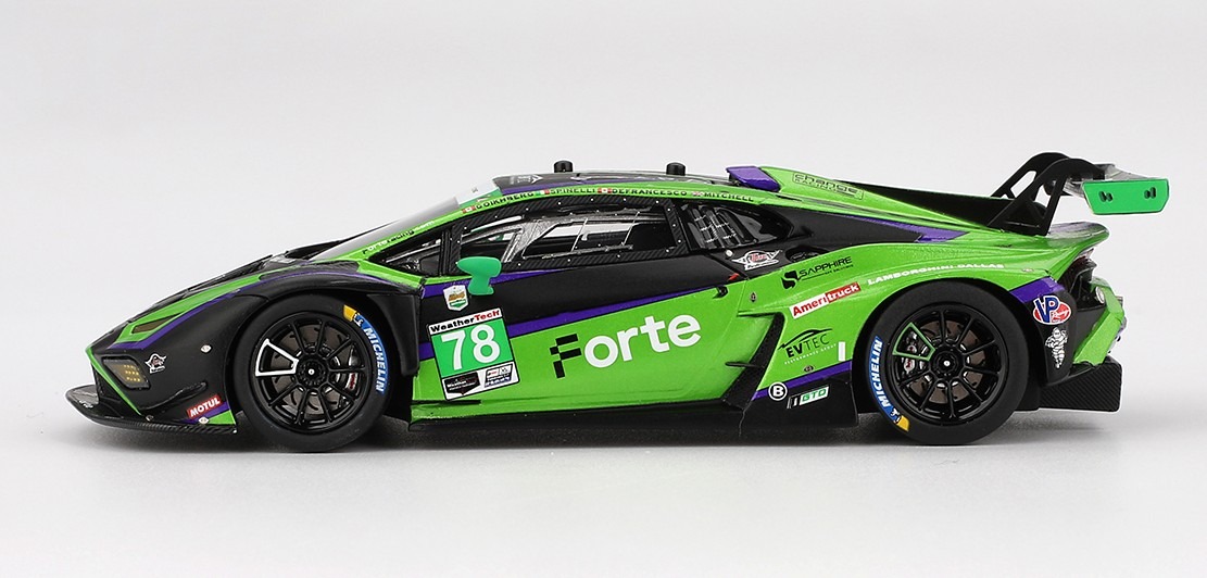 Lamborghini Huracán GT3 EVO2 #78 Forte Racing 2024 IMSA Daytona 24 Hrs ...