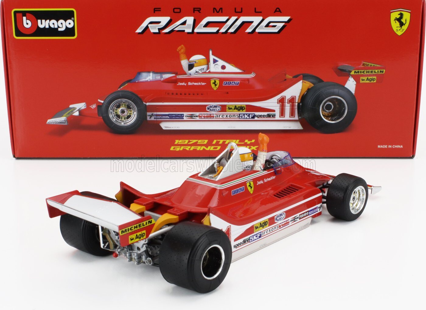 Ferrari F1 312T4 #11 Winner Monza GP Jody Scheckter 1979 World Champion ...