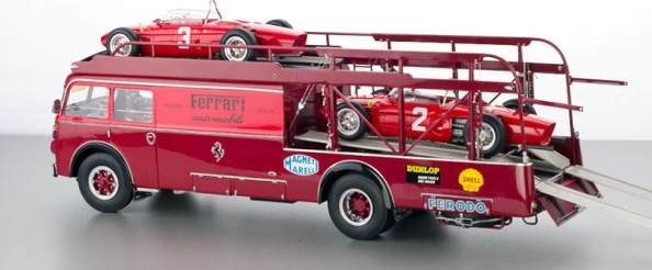 1957 Ferrari Racing Transporter, Type Fiat 642 RN2 Bartoletti diecast ...