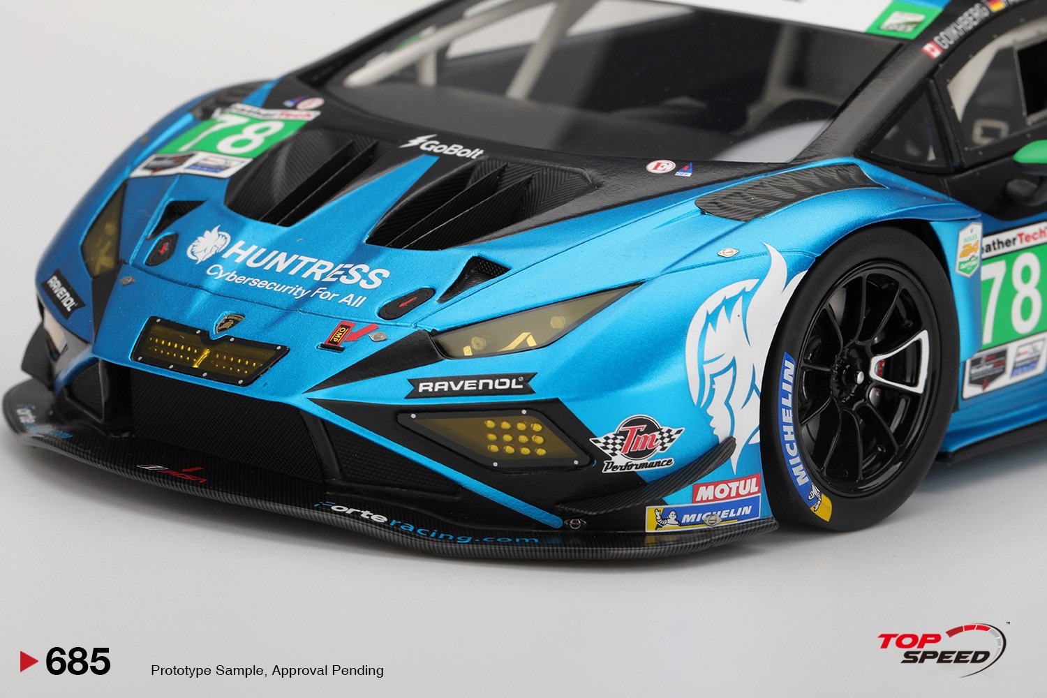 Lamborghini Huracán GT3 EVO2 #78 Forte Racing 2025 IMSA Daytona 24 Hrs ...