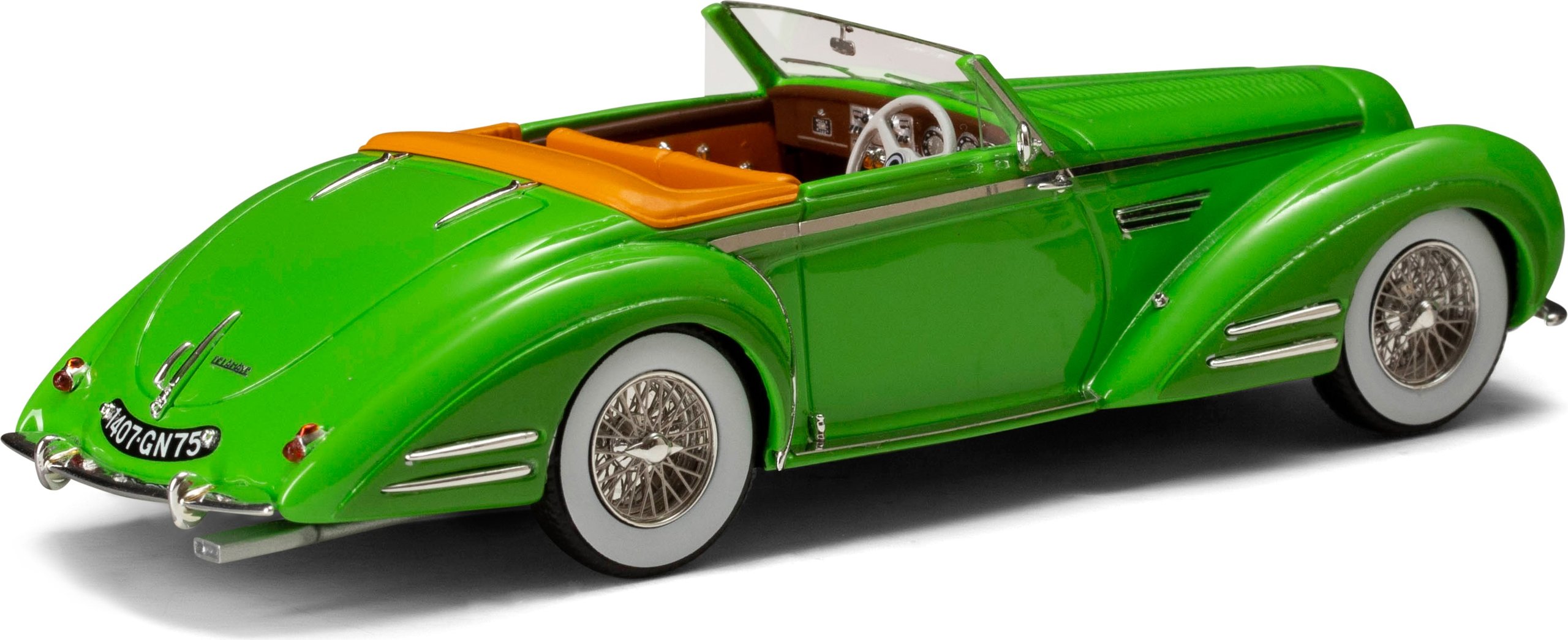 1948 Delahaye 135MS Vedette Cabriolet in 1:43 scale by Esval Models by ...
