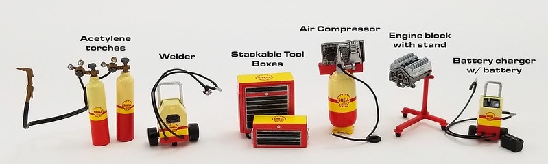 GMP Shop Tool Set #1 in 1:43 scale by GMP by GMP Diecast Models