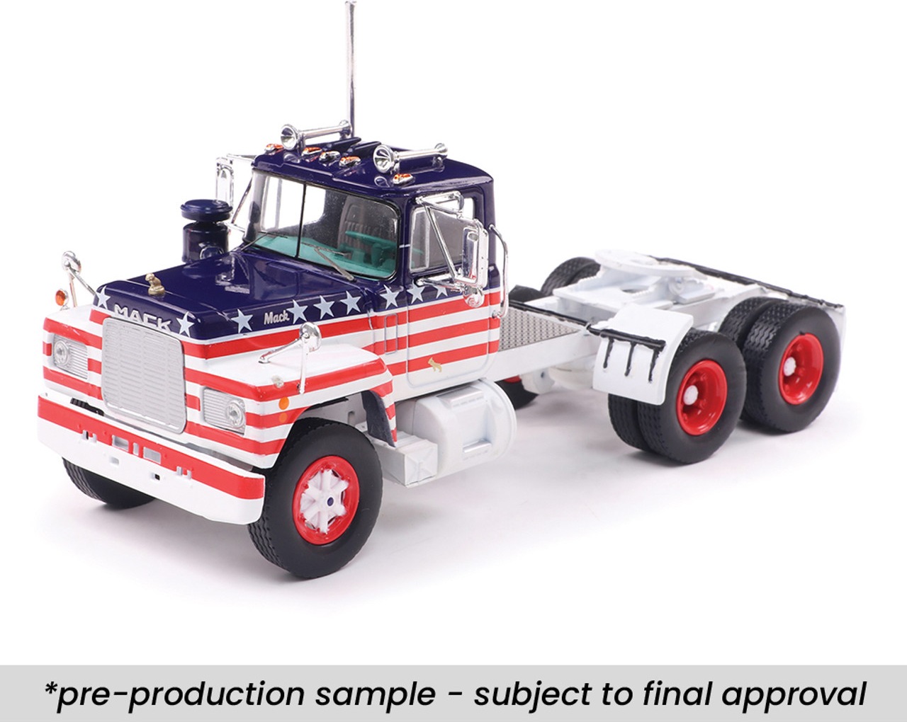 1966 Mack R Series - Red & Blue in 1:43 scale by IXO
