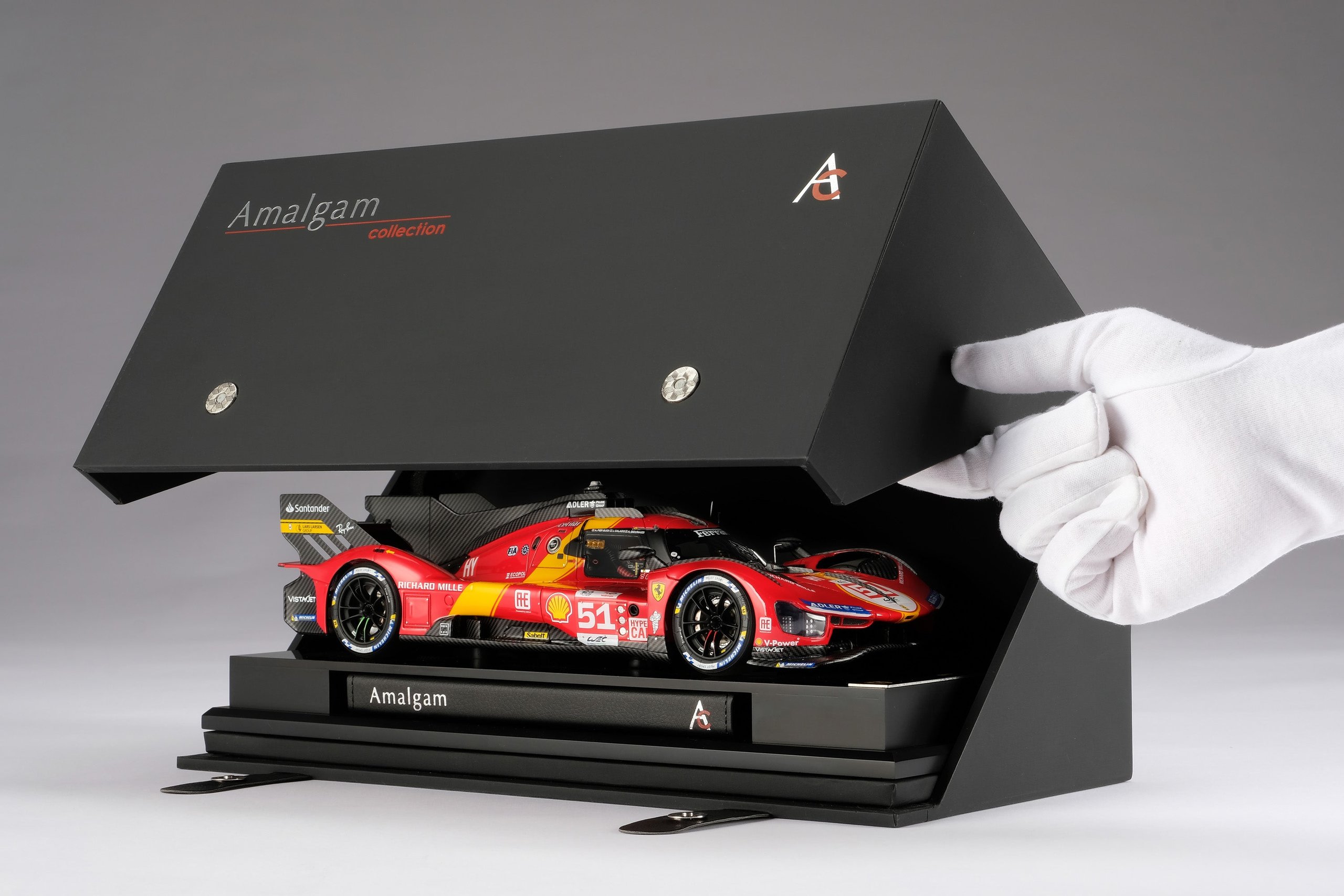 Ferrari 499P #51 Hypercar 2023 24H LeMans Winner in 1:18 scale by Amalgam