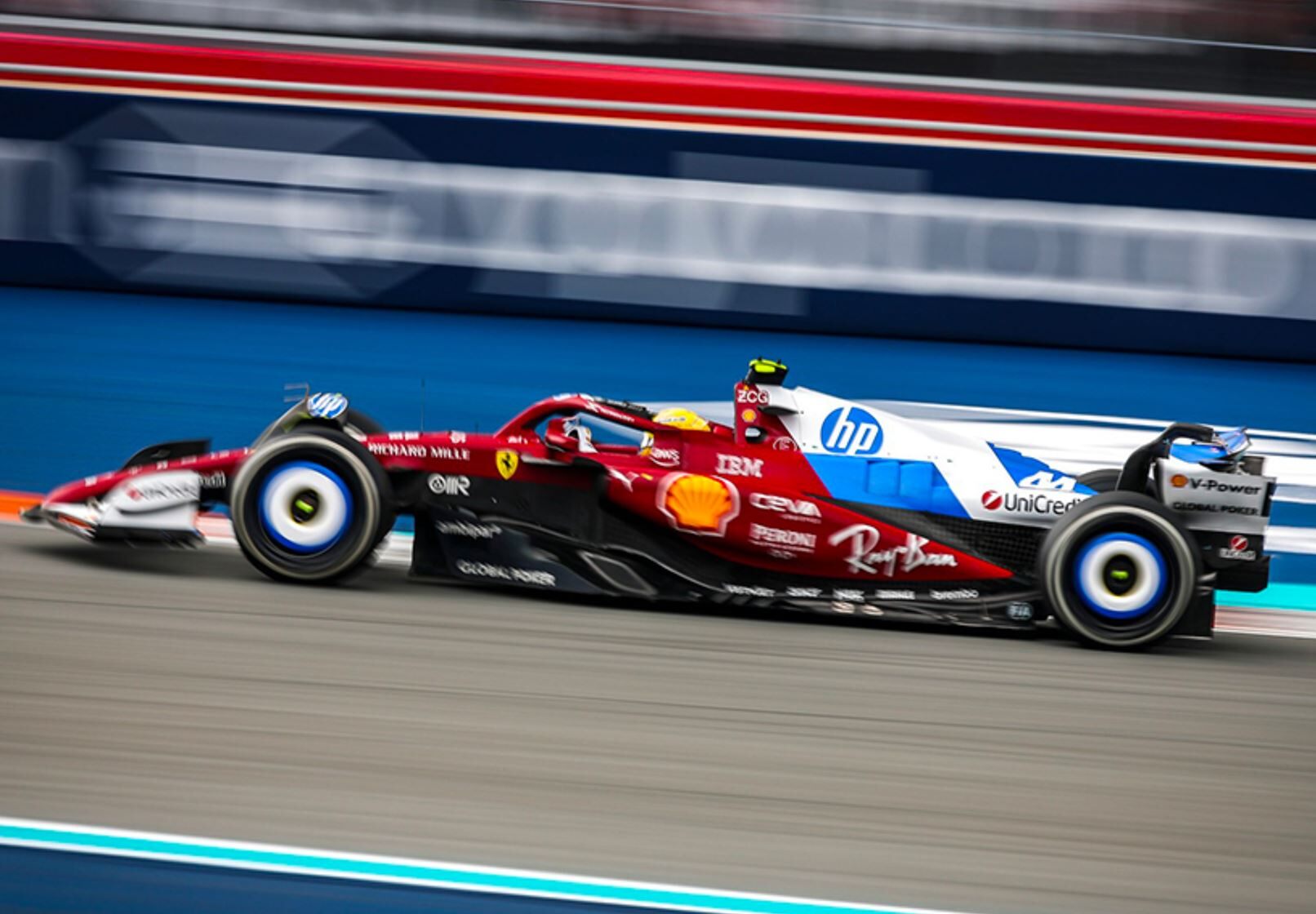 Ferrari SF-25 F1 2025 Miami GP Special Livery Lewis Hamilton in 1:18 ...