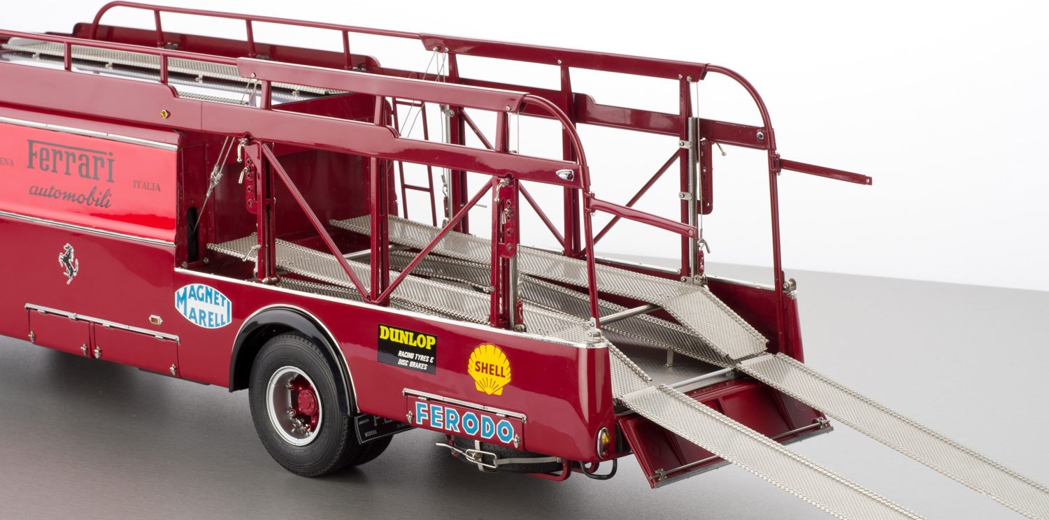 1957 Ferrari Racing Transporter, Type Fiat 642 RN2 Bartoletti diecast ...