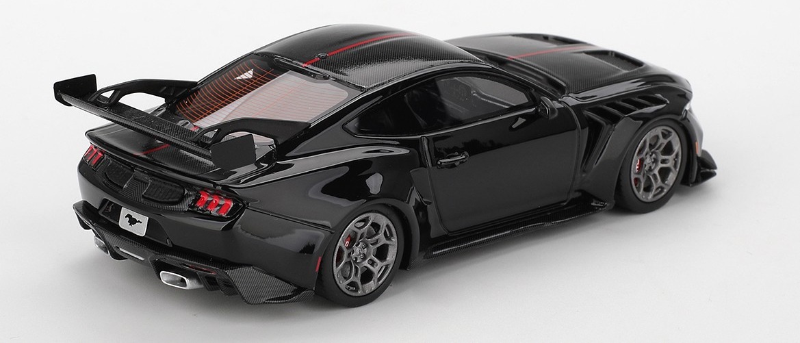 Ford Mustang GTD Shadow Black in 1:43 scale by True Scale Miniatures