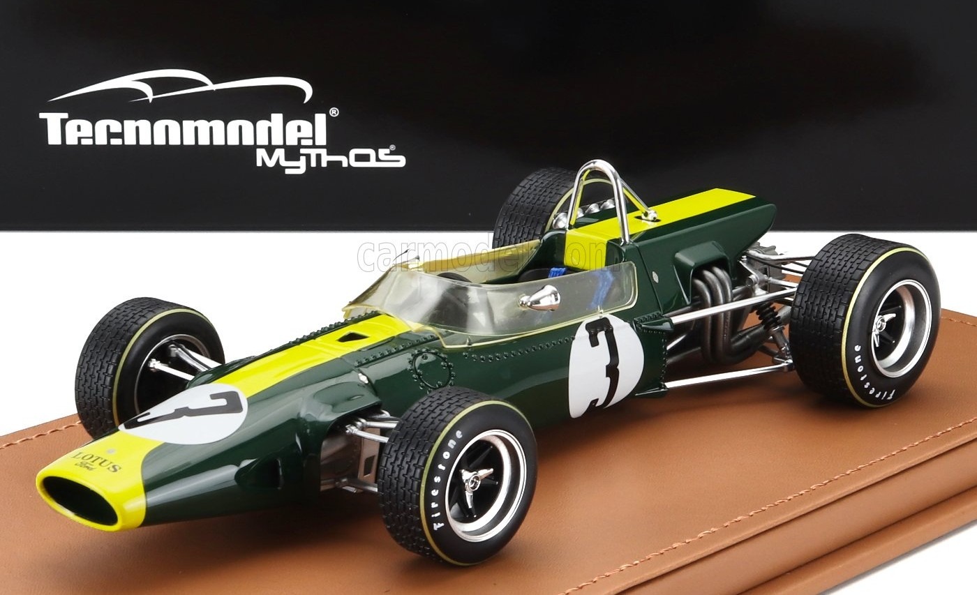 Lotus 48 1967 F2 Spain GP Winner 1967 Car # 3 Driver: Jim Clark in 1:18 ...