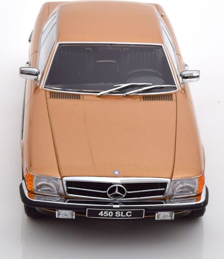 1973 Mercedes-Benz 450 SLC C107 Gold in 1:18 scale by KK Diecast