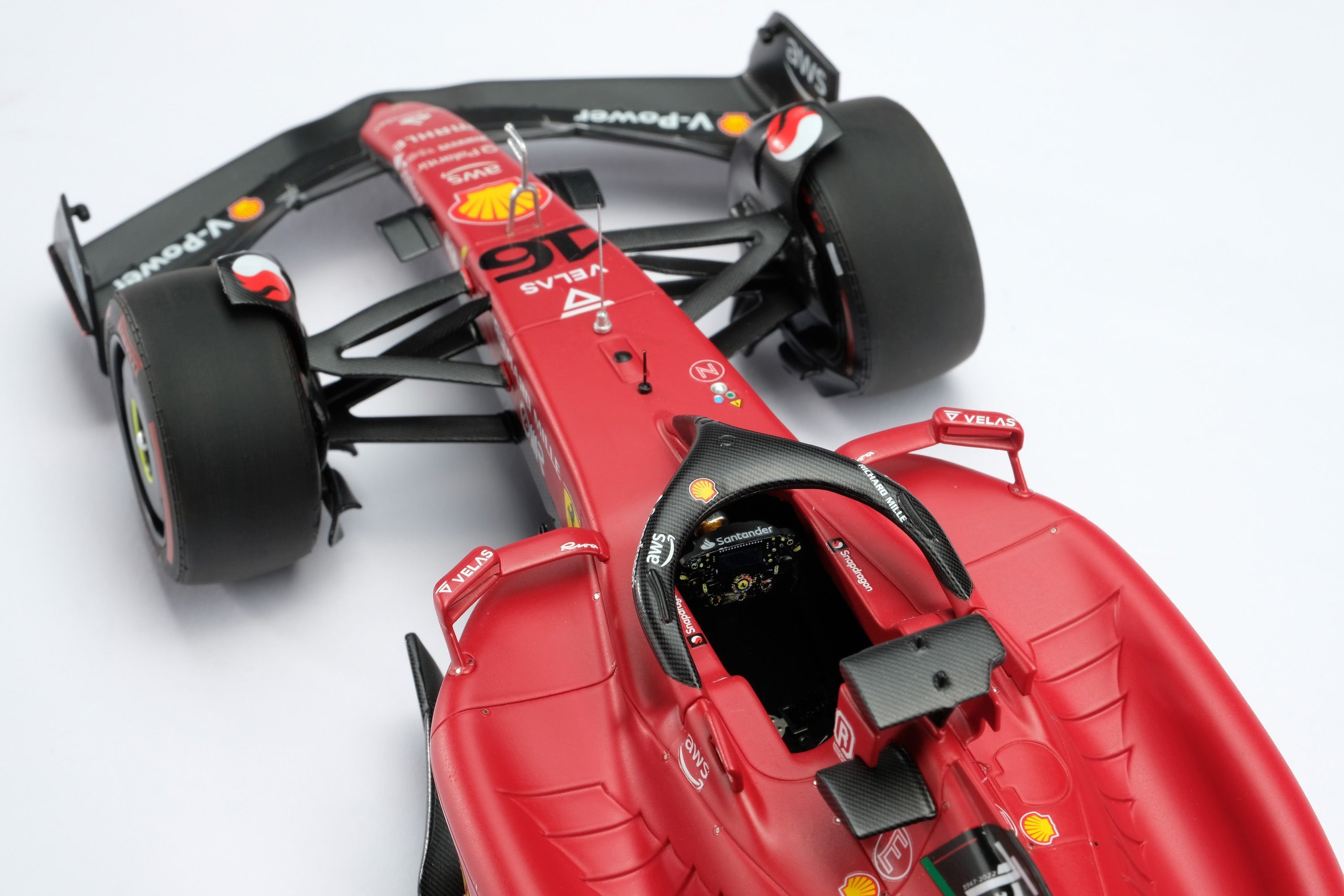 2022 Ferrari F1-75 Bahrain GP Charles Leclerc 1:18 scale by Amalgam