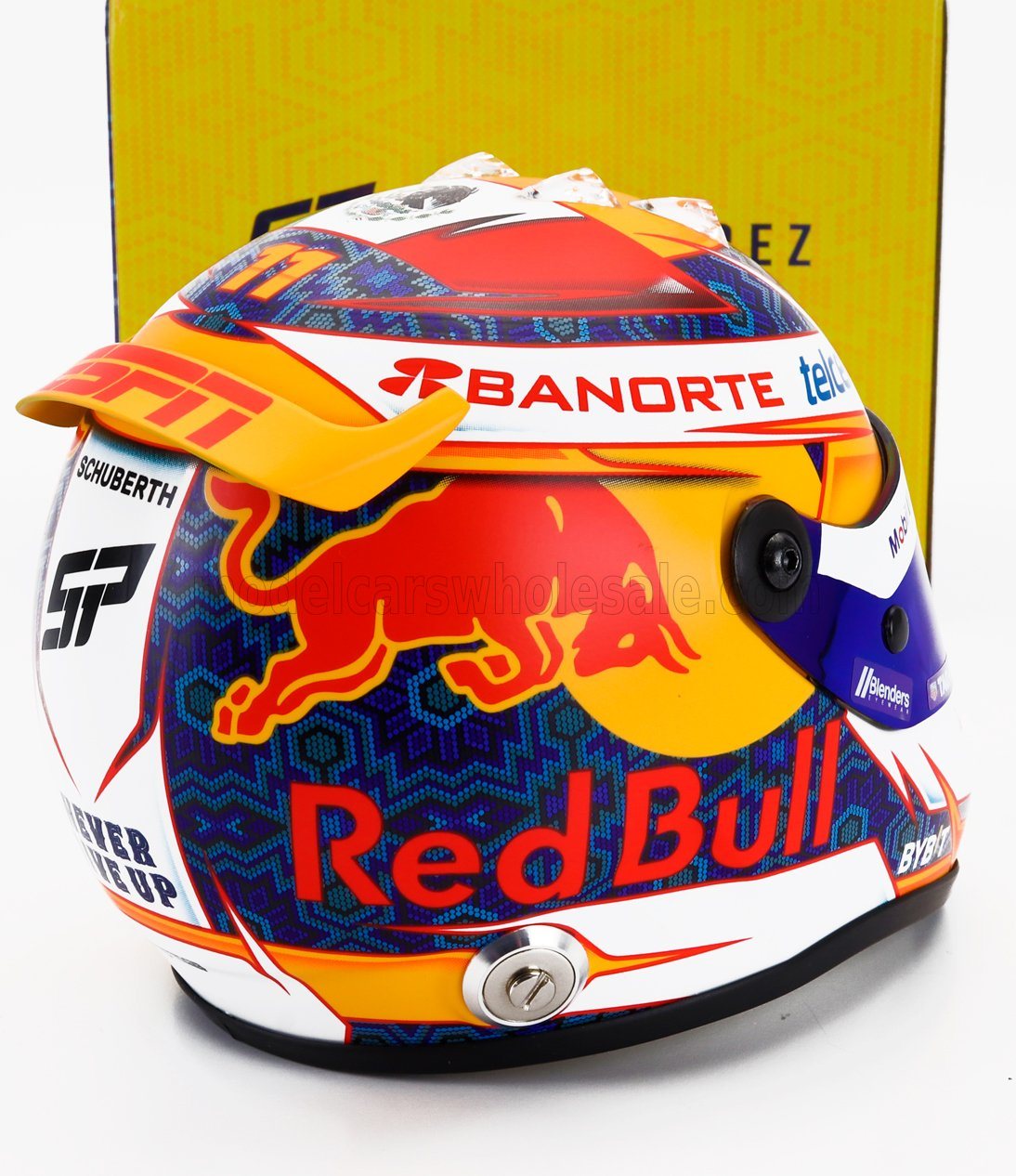 2024 Helmet Worn by Sergio Perez #11 in 1:2 scale by Bell