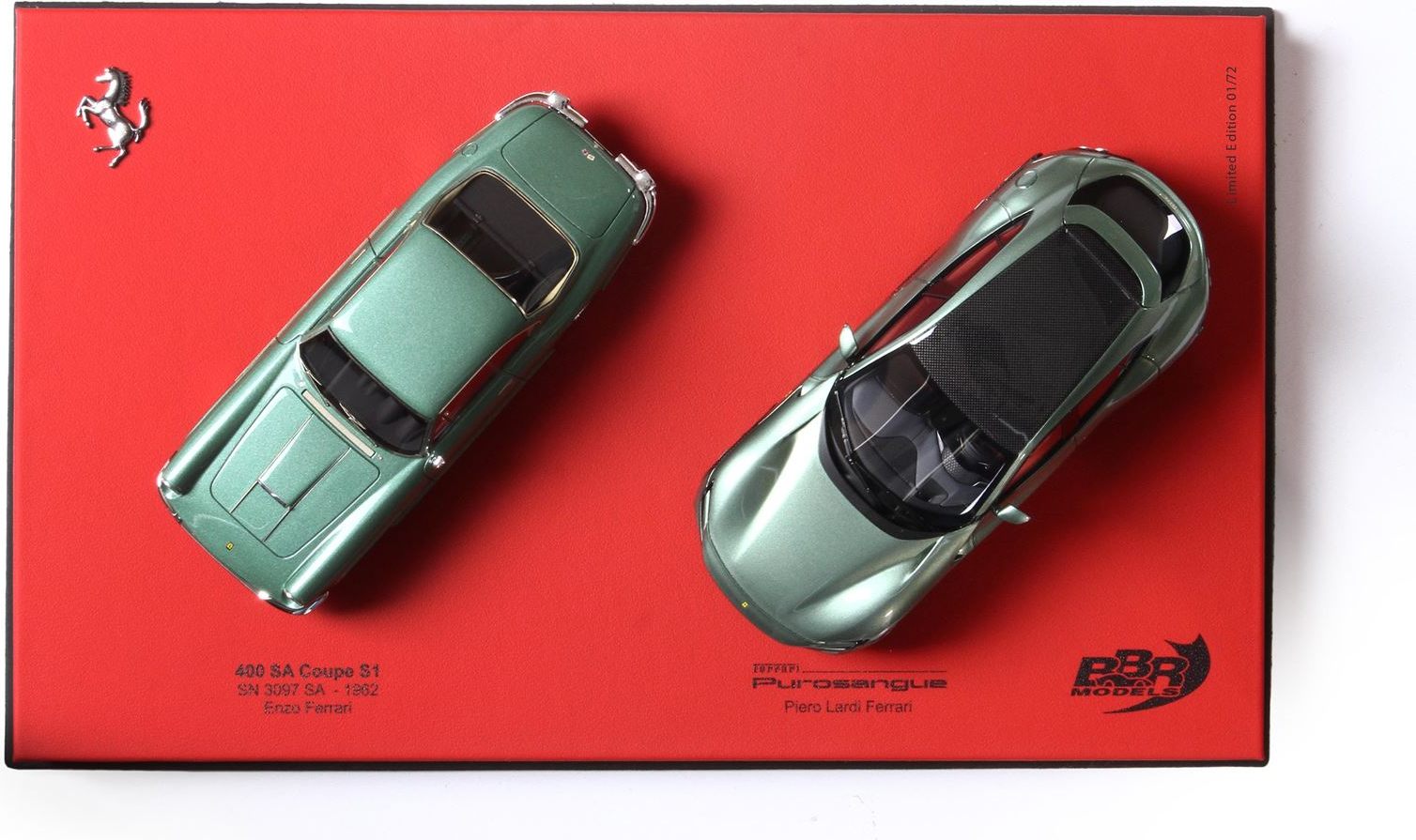 BBR Purosangue Piero Ferrari e 400 Superamerica Enzo Ferrari Verde Dora ...