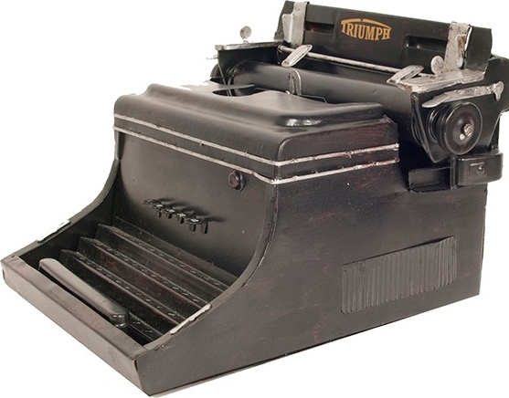 1945 Triumph German Typewriter Handmade Metal by Old Modern Handicrafts ...