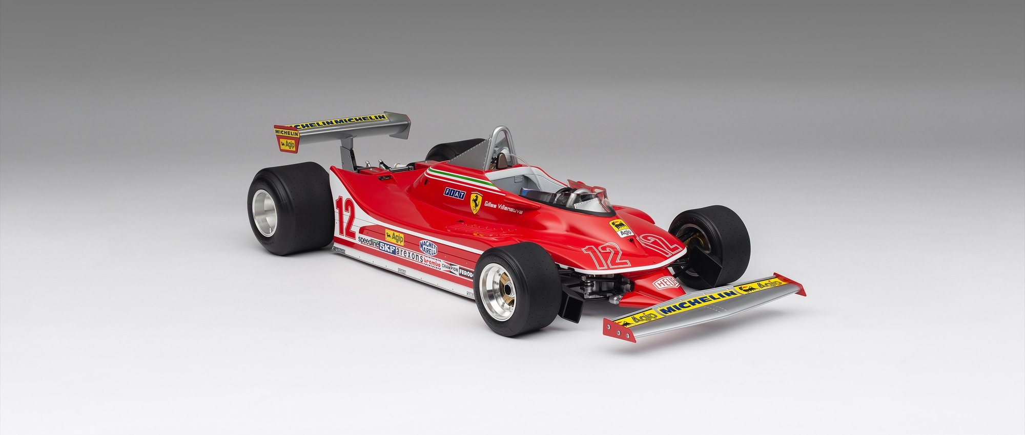 FERRARI 312 T4 - 1979 US EAST GP WINNER - VILLENEUVE in 1:8 Scale by ...