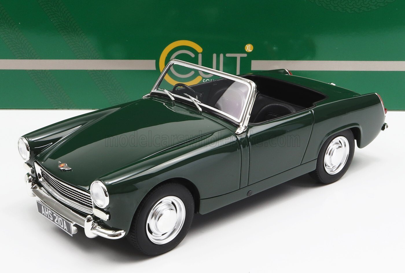1961 Austin Healey Sprite Spider Open Green in 1:18 scale by Cult Models