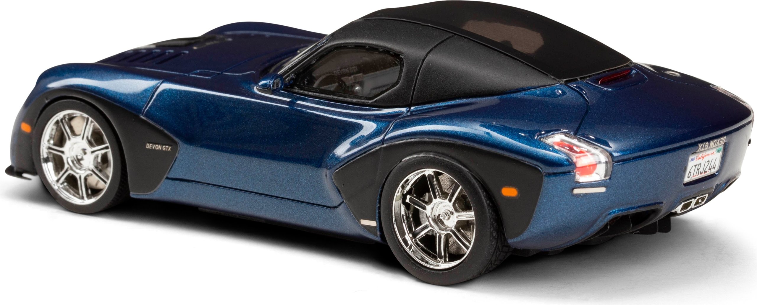 2010 Devon GTX Blue Black in 1:43 Scale by Esval Models by Esval Models