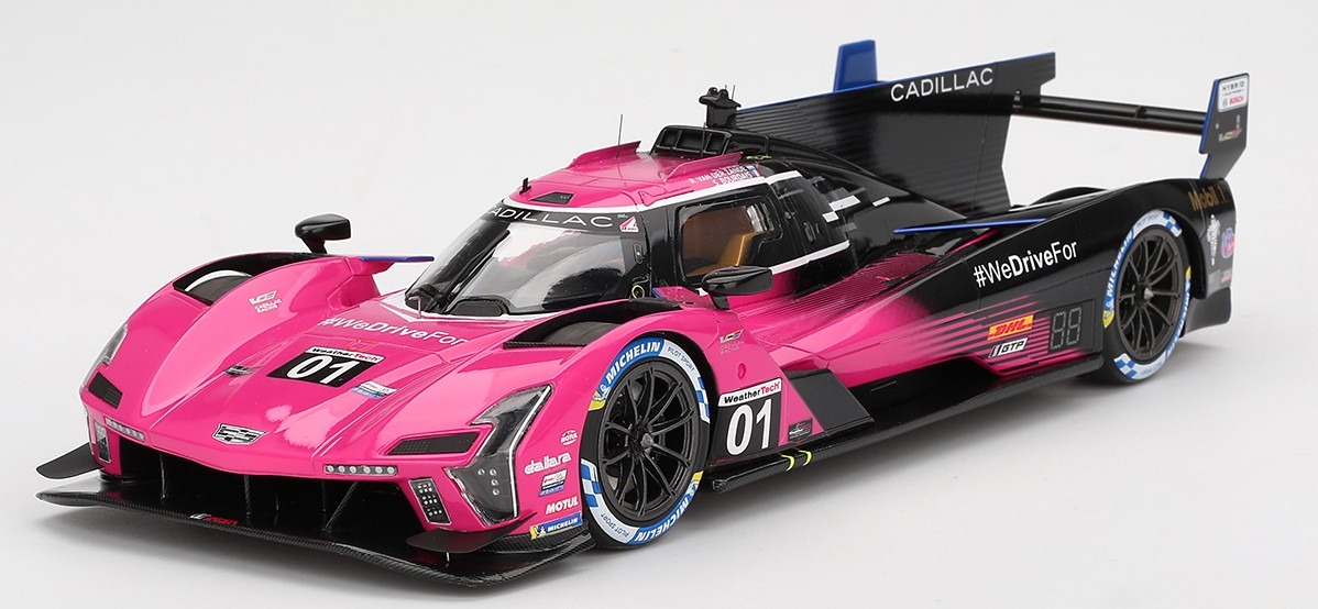 Cadillac V-Series.R #01 Cadillac Racing 2024 IMSA Petit Le Mans Winner in 1:18 scale by Topspeed
