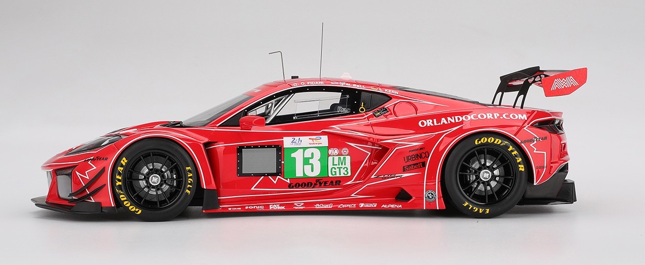 Chevrolet Corvette Z06 GT3.R #13 AWA RACING 2025 LE MANS 24 Hrs in 1:18 ...