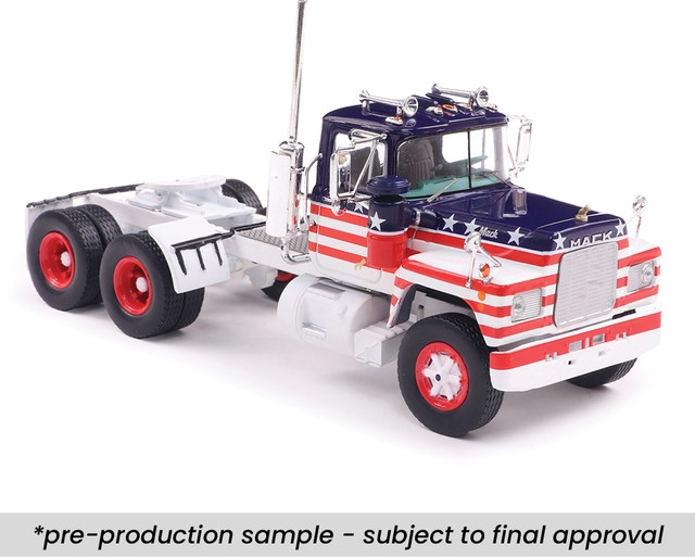 1966 Mack R Series - Red & Blue in 1:43 scale by IXO