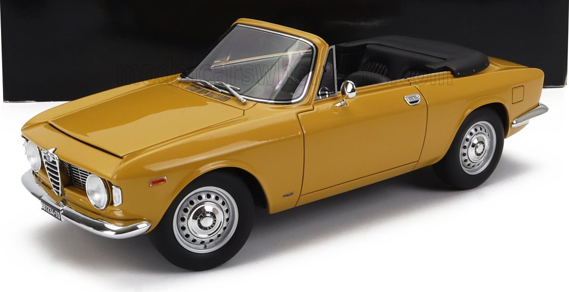 1964 Alfa Romeo Giulia 1600 GTC Cabriolet Yellow/Black in 1:18 scale by ...