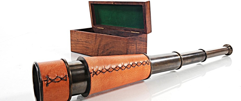 Handheld Telescope in wood box by Old Modern Handicrafts by Old Modern ...