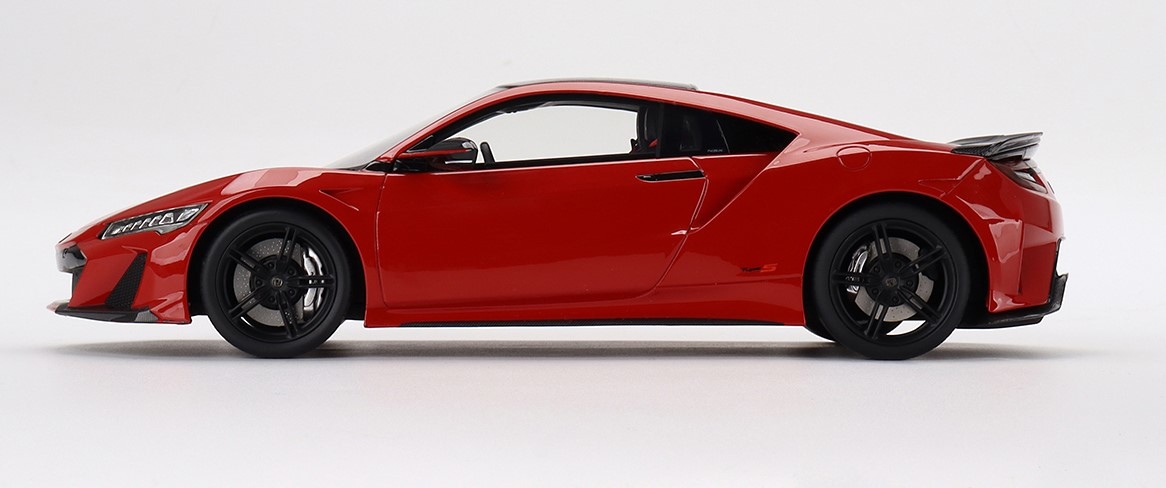 2022 Acura NSX Type S Right Hand Drive in Curva Red 1:18 scale by Topspeed