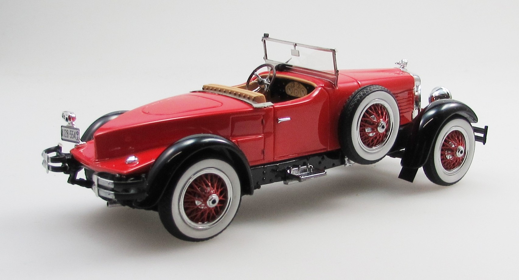 1928 Stutz Black Hawk Speedster Top Down Red/Black in 1:43 scale by ...