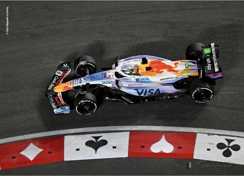 Visa CassApp F1 Team VCARB 02 No.6 6th Las Vegas GP 2025 Isack Hadjar ...
