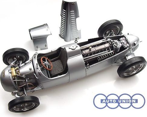 1936 Auto Union Type C Diecast Model Car in 1:18 Scale by CMC by CMC