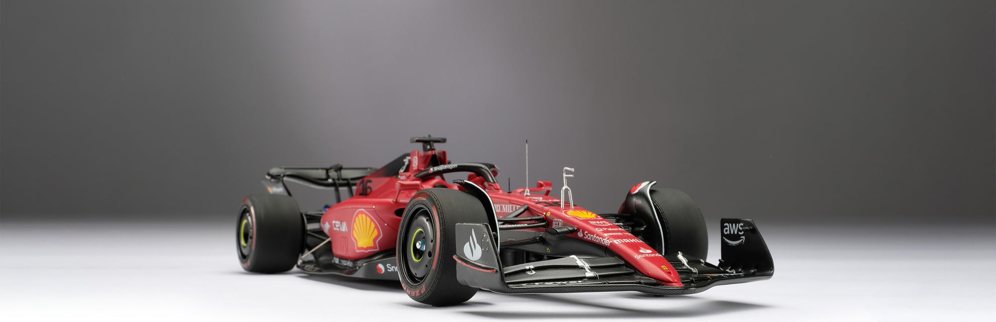 2022 Ferrari F1-75 Bahrain GP Charles Leclerc 1:18 scale by Amalgam