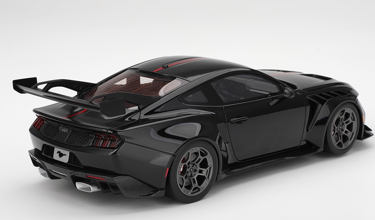 Ford Mustang GTD Shadow Black in 1:18 scale by Topspeed