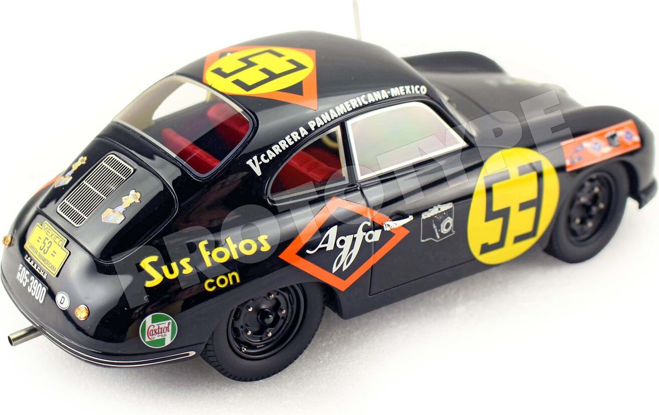 Porsche 356A #53 1954 Carrera Panamericana Hans Joachim in 1:18 scale ...