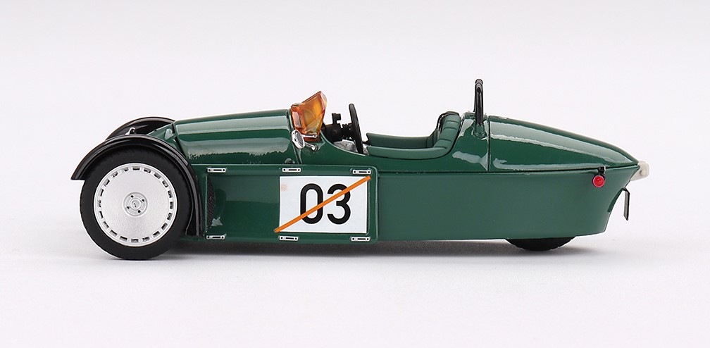 Morgan Super 3 Jet Green in 1:43 scale by True Scale Miniatures