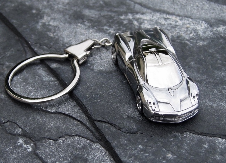 Pagani Huayra Aluminim Casting Car Keychain in 1:87 Scale by AUTOart by ...