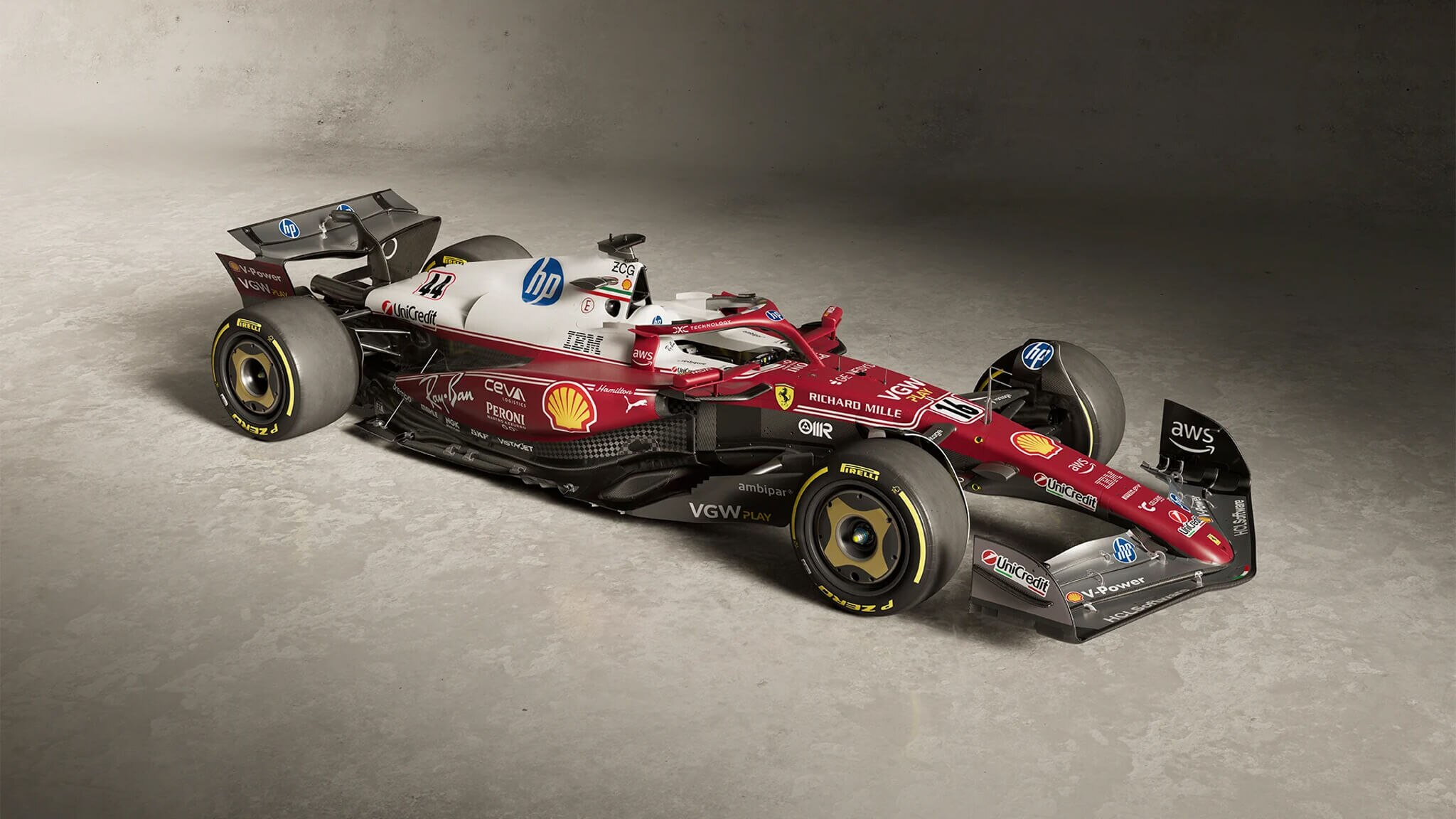 Ferrari SF25 #44 2025 Monza GP Lewis Hamilton Lauda 50th Anniversary ...