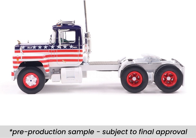 1966 Mack R Series - Red & Blue in 1:43 scale by IXO