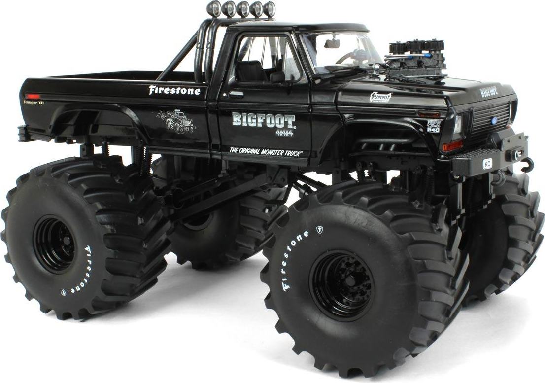 Bigfoot #1 1974 Ford F-250 Monster Truck with 66-Inch Tires Black ...