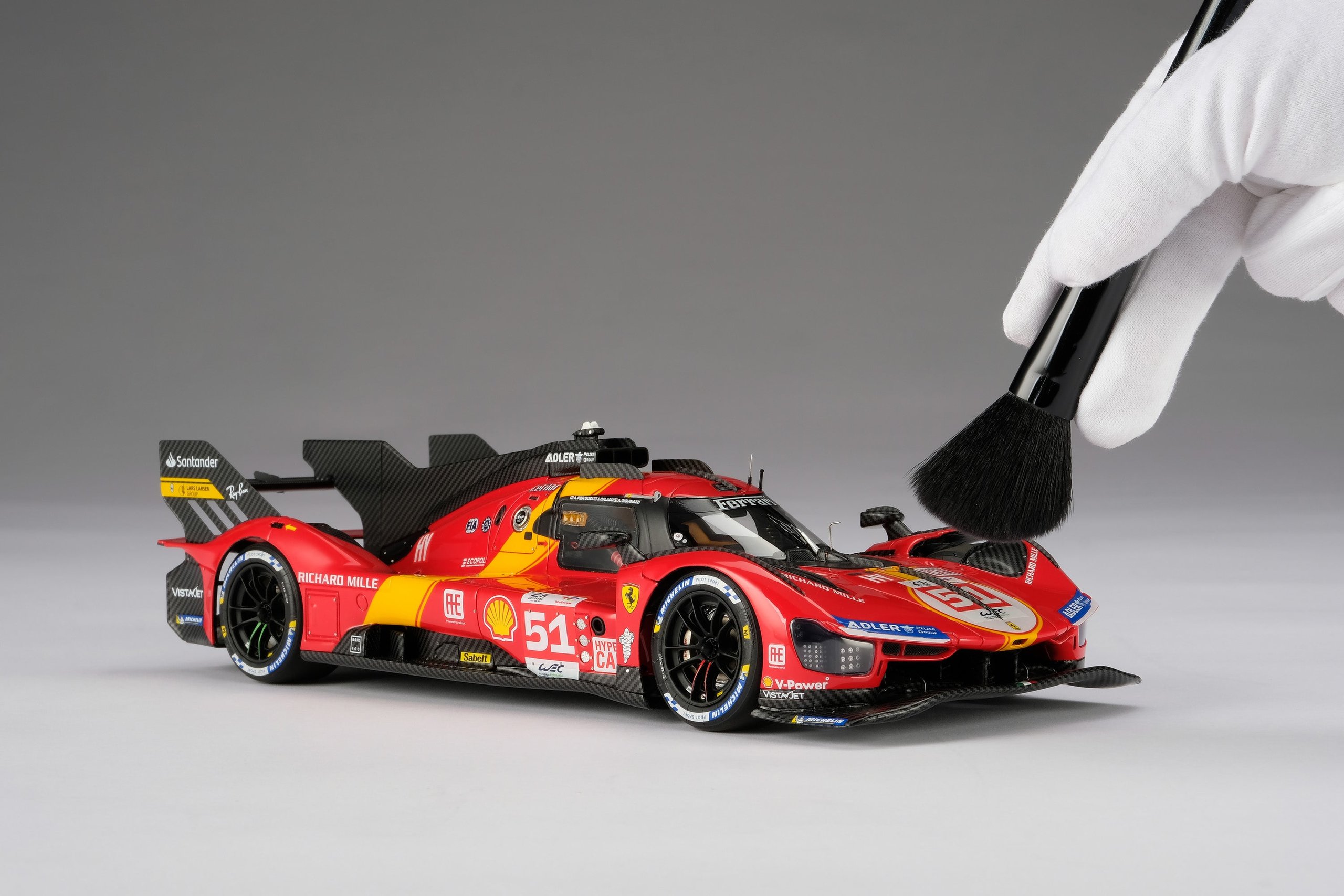 Ferrari 499P #51 Hypercar 2023 24H LeMans Winner in 1:18 scale by Amalgam