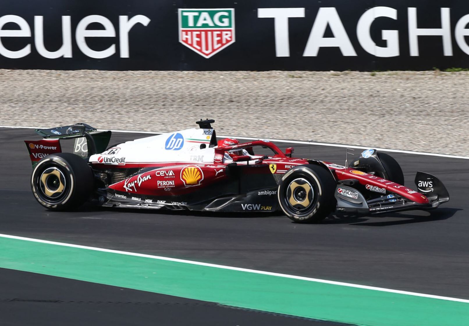 Ferrari SF25 #16 2025 Monza GP Charles Leclerc Lauda 50th Anniversary ...