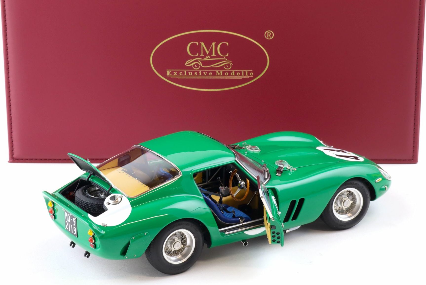 1963 Ferrari GTO Green David Piper, 2nd 1963 British GP, in 1:18 scale ...