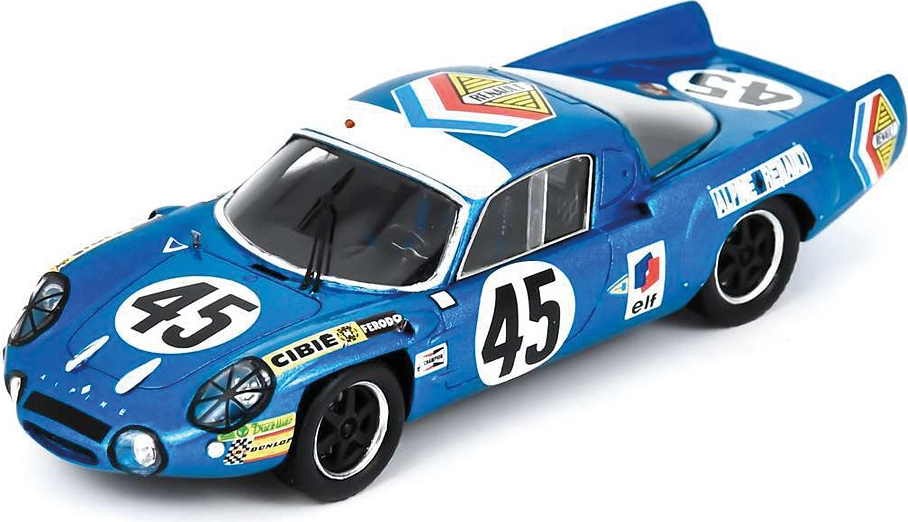 Alpine A210 No.45 Le Mans 24H 1969 in 1:43 scale by Spark