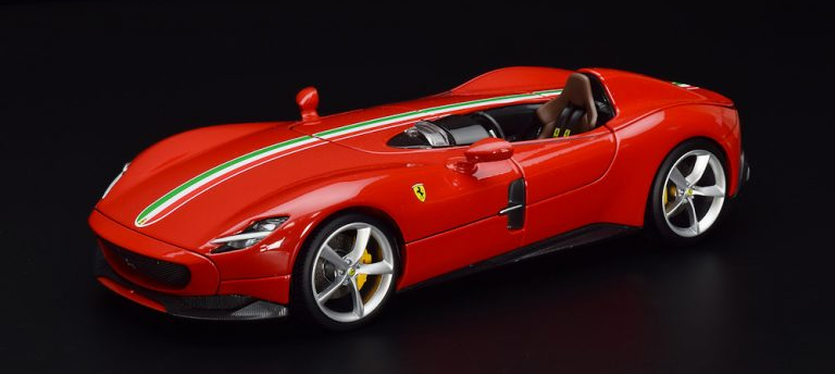 2018 Ferrari Monza SP1 Red Metallic Dealer Exclusive in 1:18 scale by ...