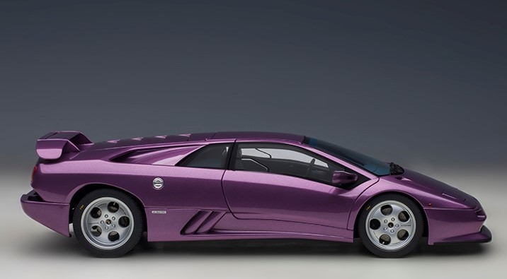 Lamborghini Diablo SE 30th Anniversary Edition Purple in 1:18 Scale by ...