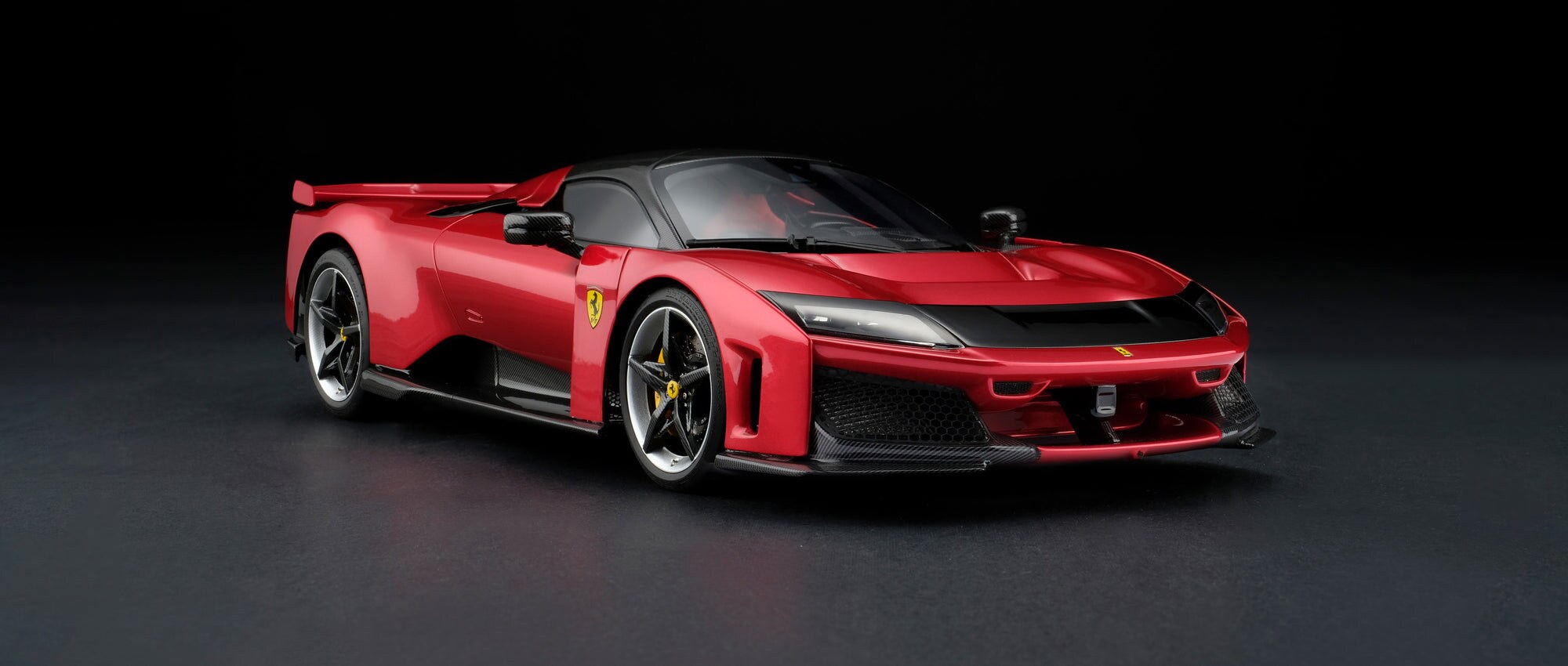 Ferrari F80 Rosso Red Supercar in 1:18 scale by Amalgam